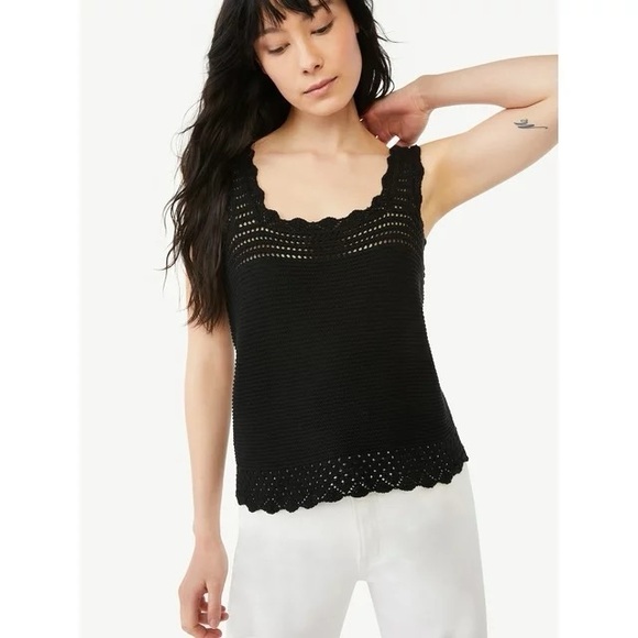 Free Assembly | Tops | Free Assembly Womens Crochet Tank Top | Poshmark